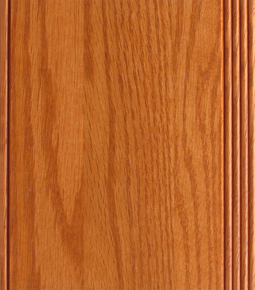 Sienna (W) Stain on Red Oak Wood | WalzCraft
