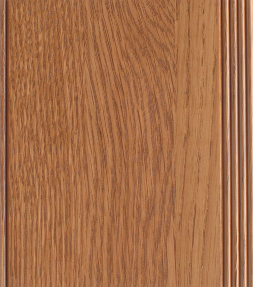 Medium Brown Walnut (W) Stain on White Oak Wood | WalzCraft