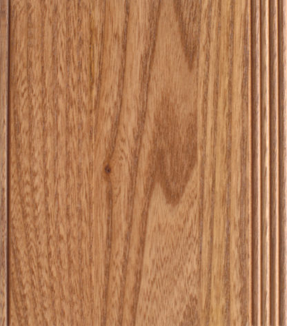 Medium Brown Walnut (W) Stain on Red Elm Wood | WalzCraft