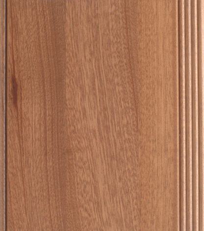 Light American Walnut (W) Stain on Sapele Wood | WalzCraft