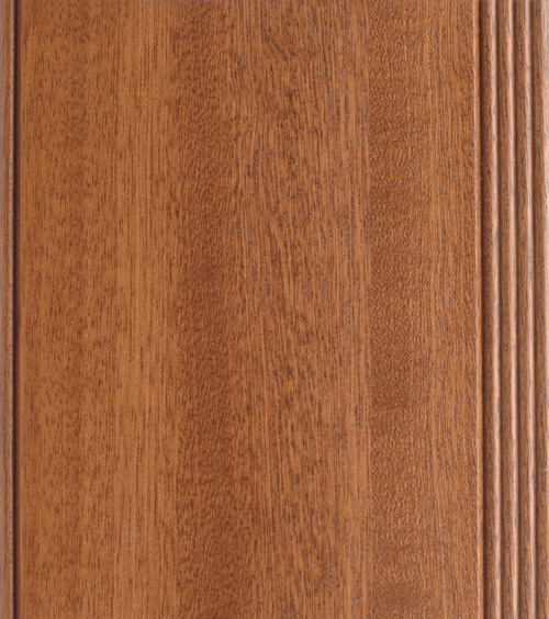 Medium Brown Walnut (W) Stain on Sapele Wood | WalzCraft