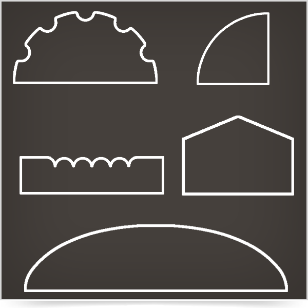 Wood Column Moldings (Flat, Half Round and Quarter Round) | WalzCraft