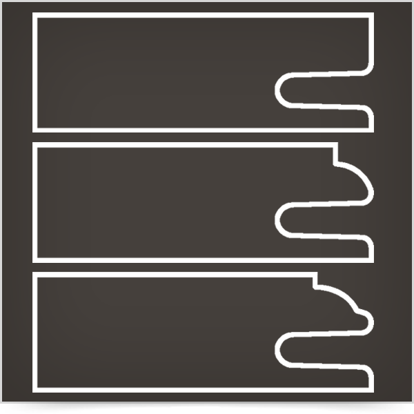 Stile & Rail Profiles for Mortise & Tenon (Cope & Stick) Cabinet Doors ...