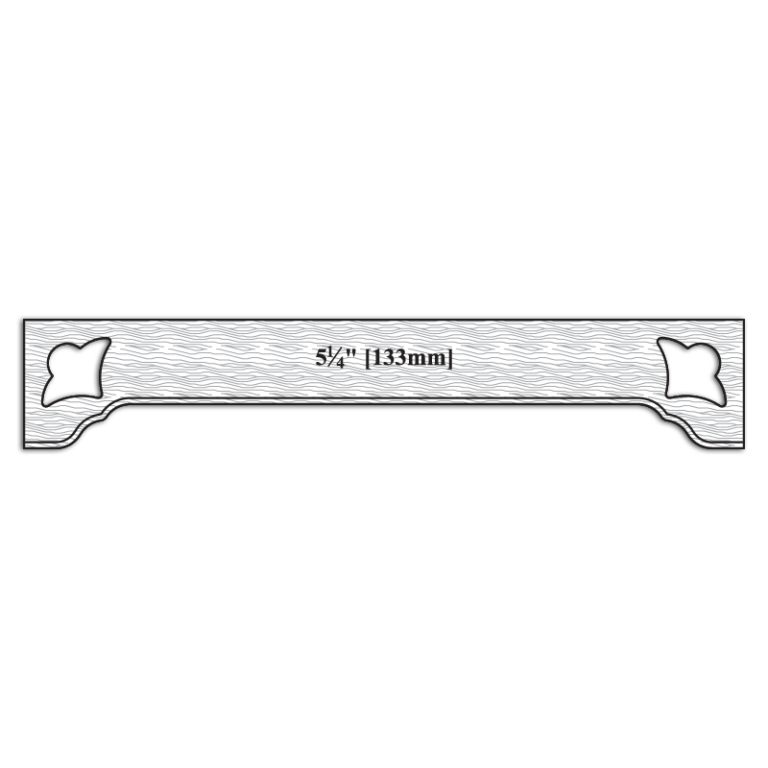 Valance (Raised Panel) with Keystone | WalzCraft