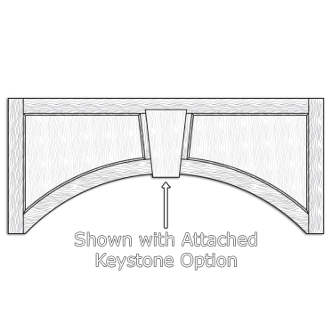 Valance (Flat Panel) with Keystone | WalzCraft