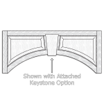 Valance (Raised Panel) with Keystone | WalzCraft