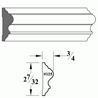 Chair Rail Molding | WalzCraft