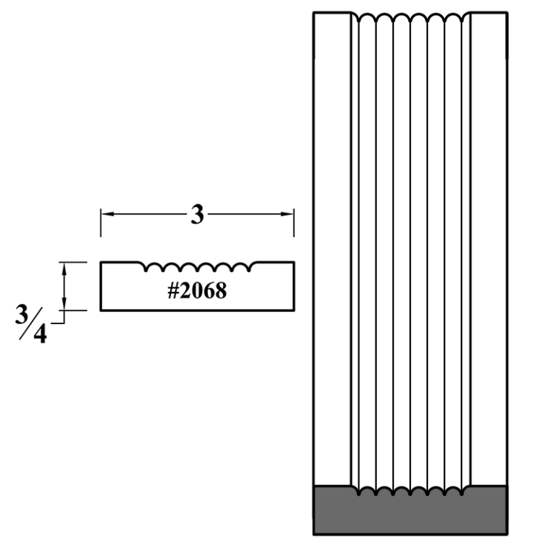 Molding (Embossed Beaded) | WalzCraft