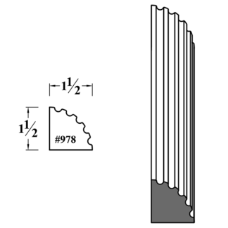 Column Molding (Fluted Quarter Round) | WalzCraft