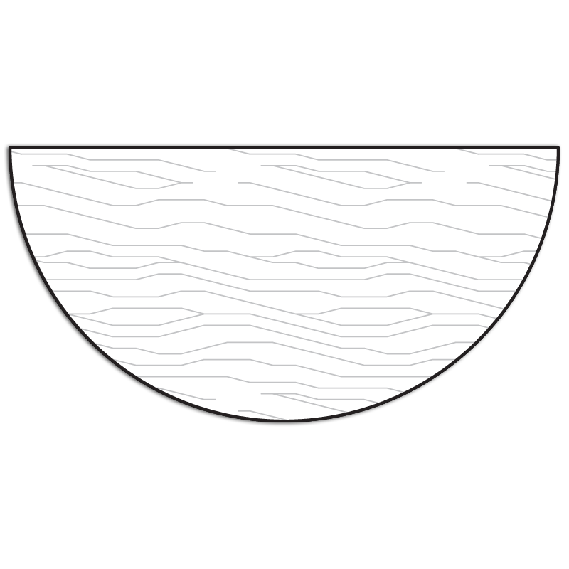 Solid Wood Knick Knack Shelf for Cabinetry and Furniture | WalzCraft