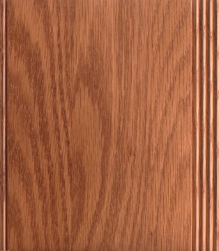 Light American Walnut (W) Stain on Red Oak Wood | WalzCraft