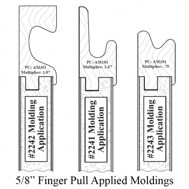 Wood Finger Pull Molding | WalzCraft