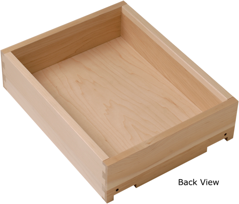 Dovetailed Drawer Box - NHH1 Notch & Hook Hole | WalzCraft