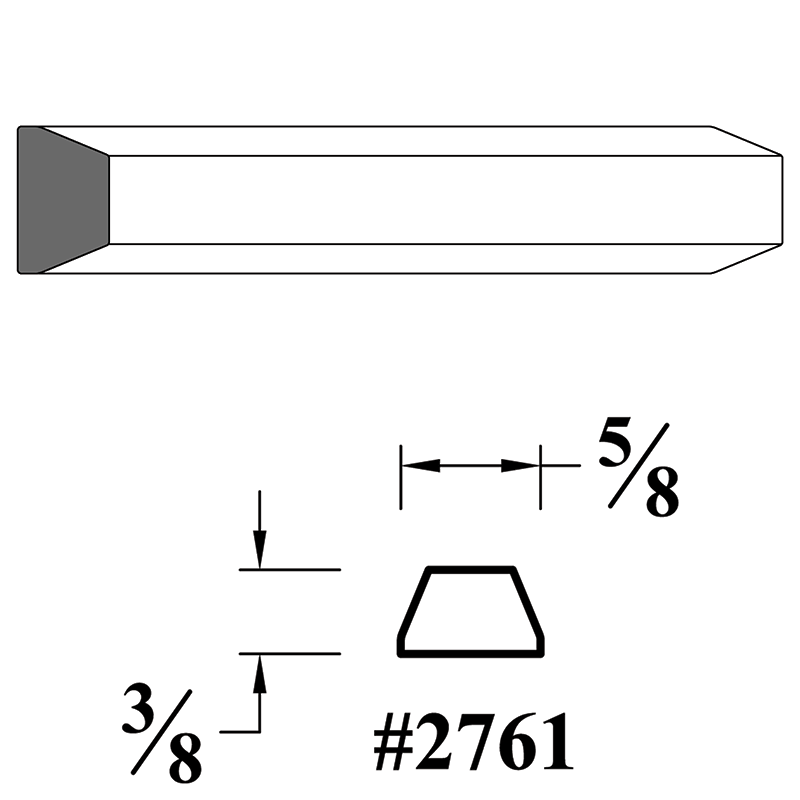 2761 Solid Wood Panel Molding (Moulding)