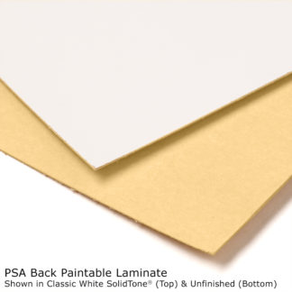 Paintable Laminate Sheets with Peel & Stick (PSA) Backing | WalzCraft