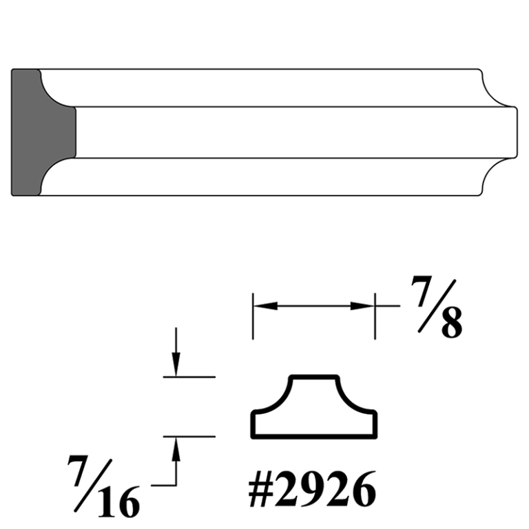 Solid Wood 2926 Panel Molding (Moulding) | WalzCraft