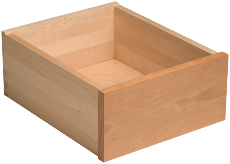 French Dovetailed Drawer Box Cherry Front | WalzCraft