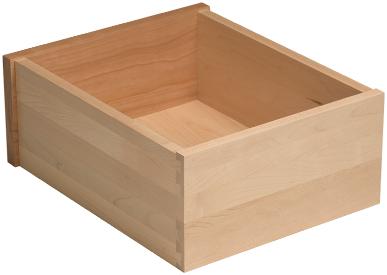 French Dovetailed Drawer Box Cherry Front | WalzCraft