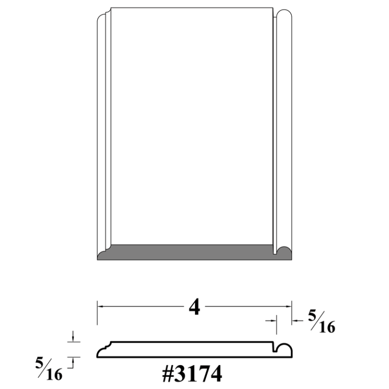 1051 Louvered Slat Molding | WalzCraft