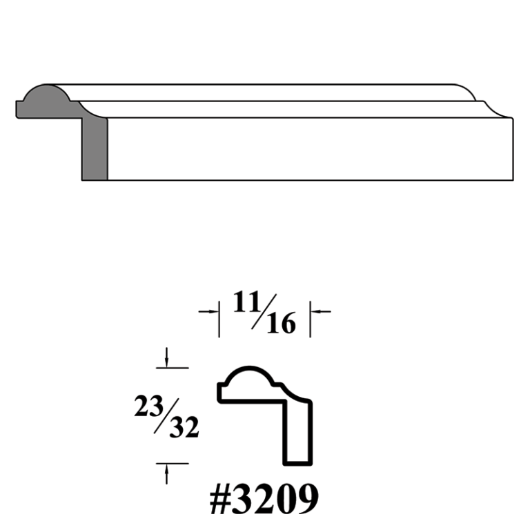 3209 Applied Molding (Moulding) Stock | WalzCraft