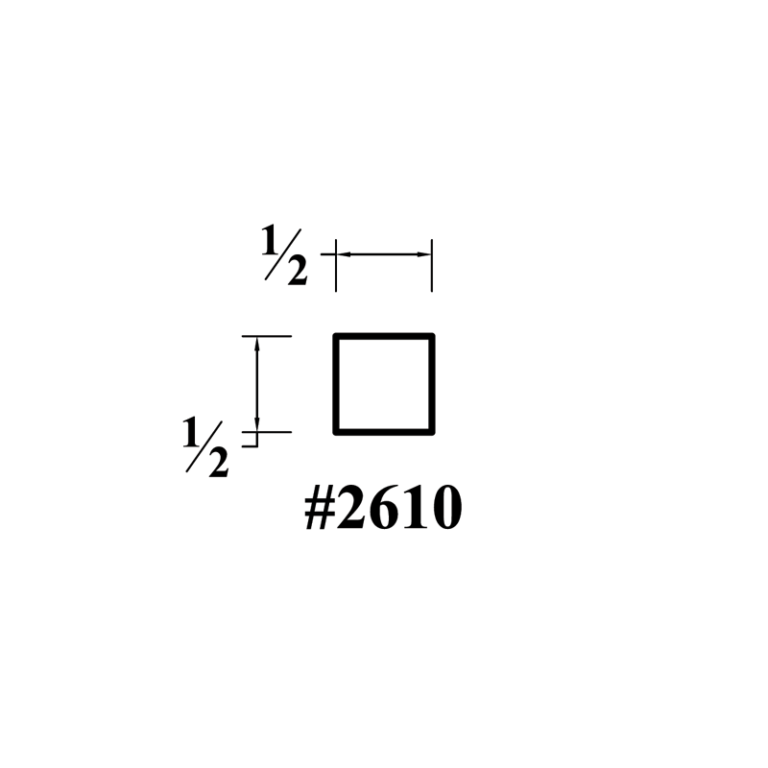 2610 Square Peg Molding | WalzCraft