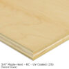 UV Coated Maple Veneer Core Plywood | WalzCraft UV Coated Maple